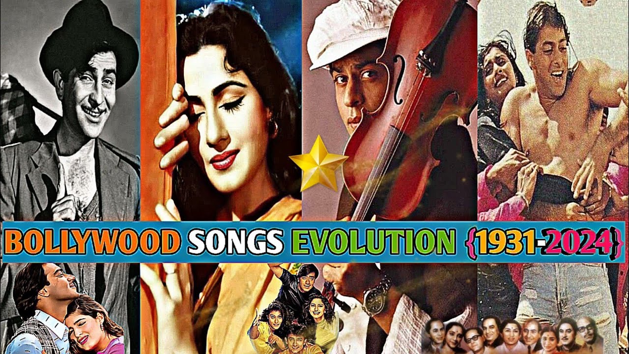 Evolution Of Bollywood Hindi Songs (1931-2024) | Most Popular Song Each ...