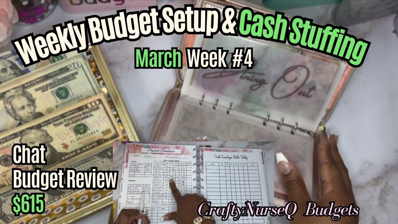 Weekly Cash Stuffing & Budget Setup, Savings, Sinking Funds, Variable ...