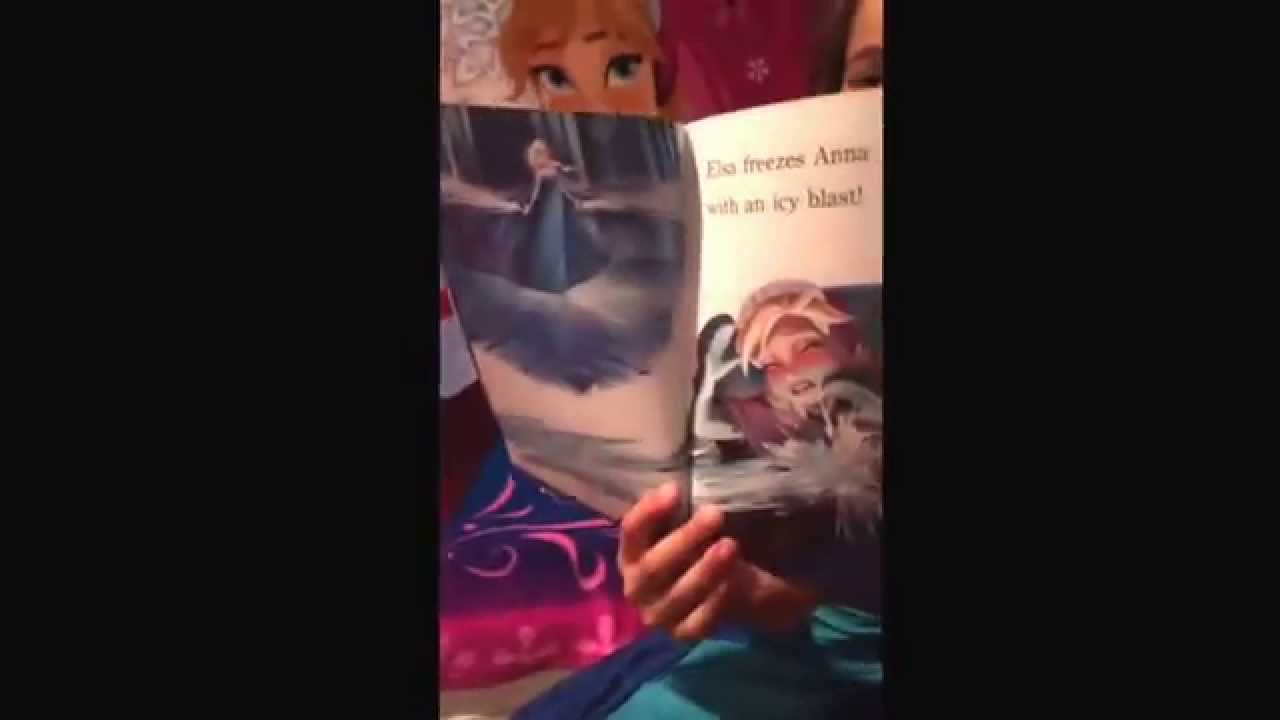 Disney FROZEN Big snowman little snowman read by my little six yr old ...
