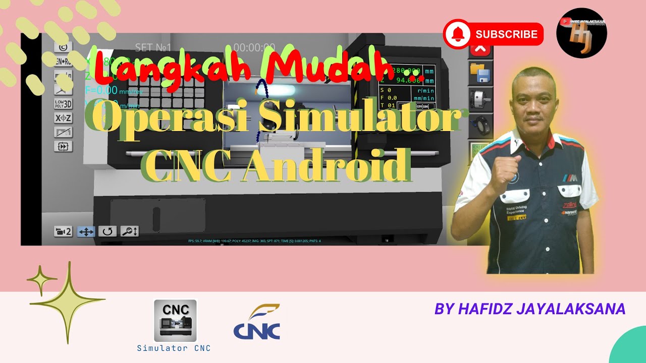 Langkah Mudah Operasi Simulator CNC Android #1 @hafidzjayalaksana819 ...
