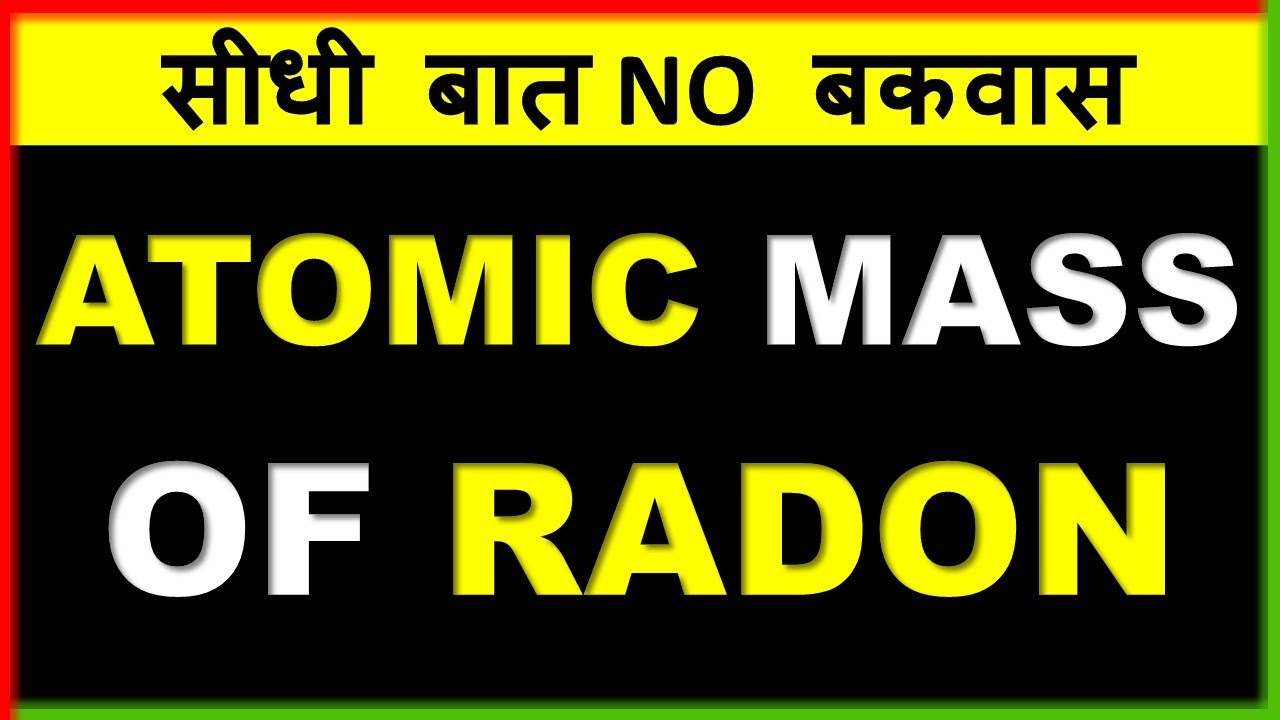 Radon Periodic Table Mass | Cabinets Matttroy