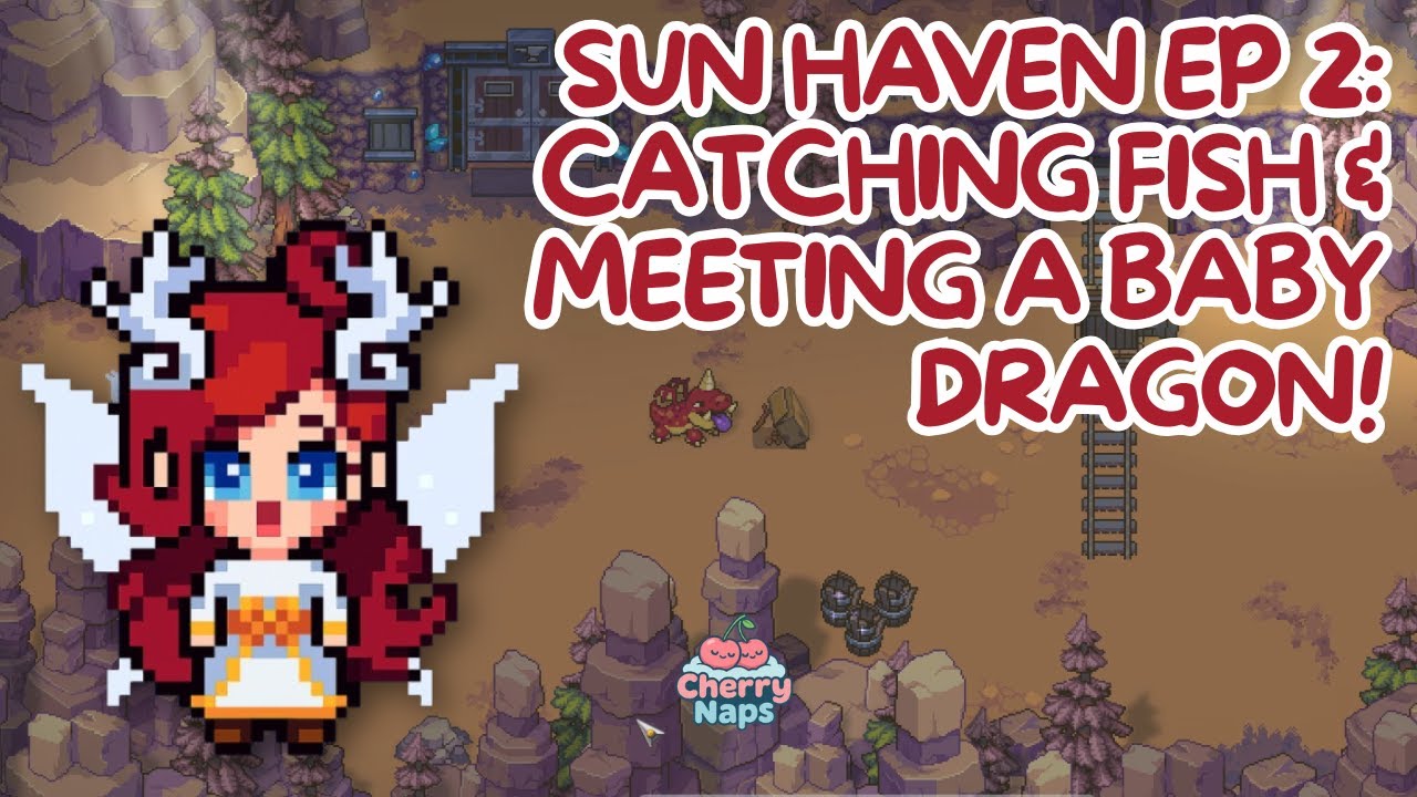 🐉 Solon Adopts a Dragon!? + Peaceful Farming | Sun Haven Day 2 & 3 ...