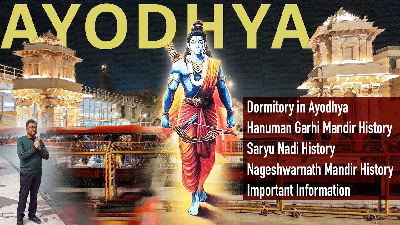 Ayodhya Mein Kahan Kahan Ghume | History of Hanuman Gari temple, Saryu ...