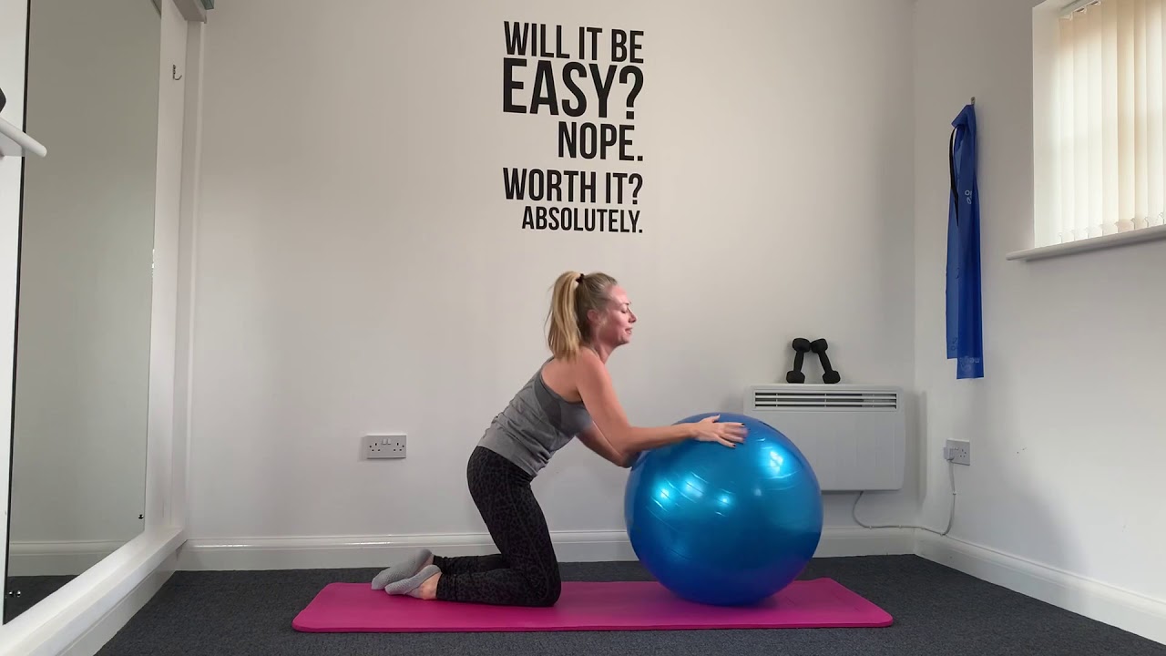 Pilates with the Fitball - YouTube