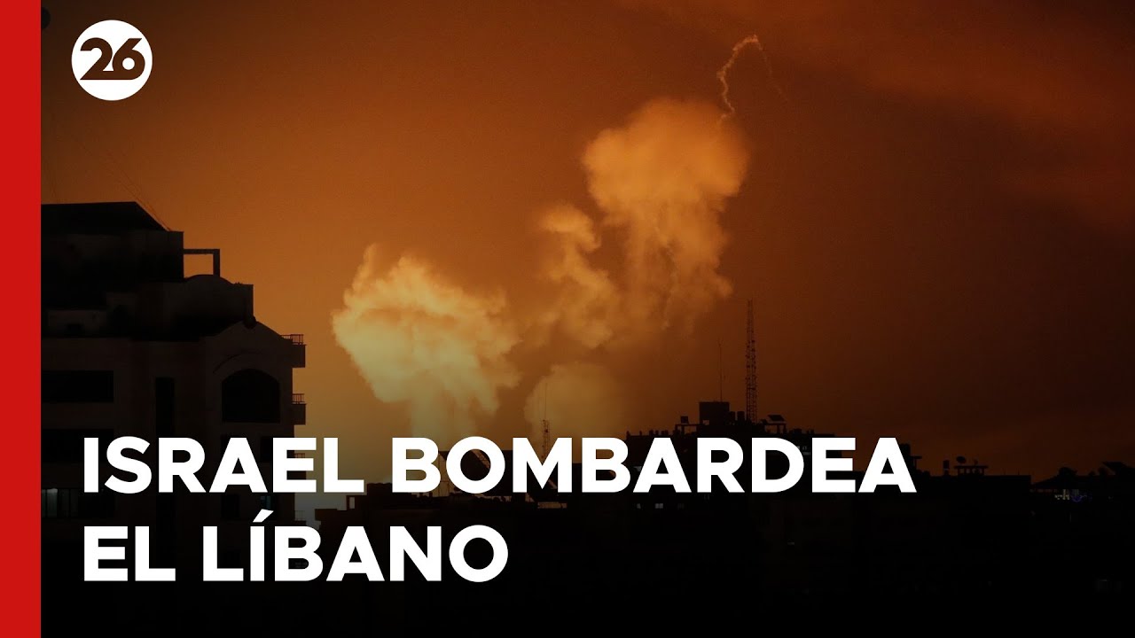 MEDIO ORIENTE | Israel bombardeó el este de Líbano - YouTube