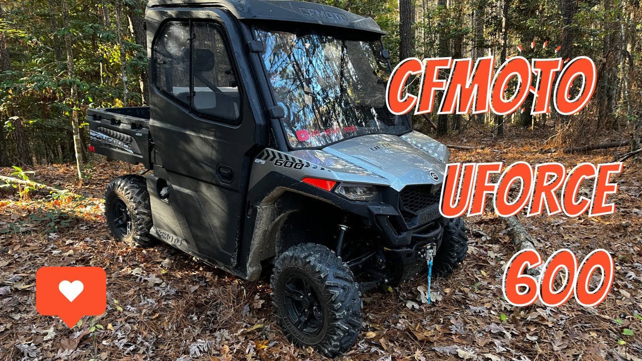 Cfmoto Uforce 600 First Trail Ride - YouTube