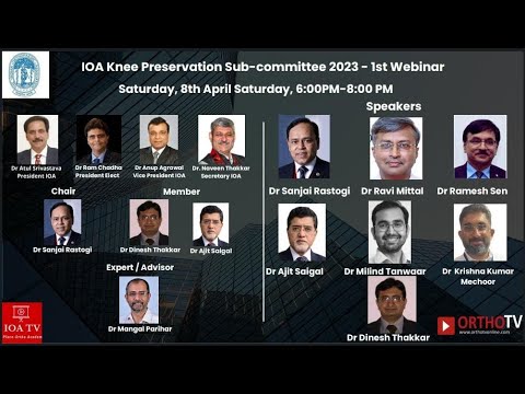 IOA Knee Preservation Sub-committee 2023 – 1st Webinar - YouTube