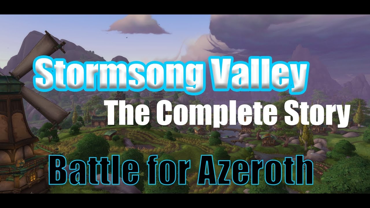 WoW BFA - Complete Stormsong Valley Questline - YouTube