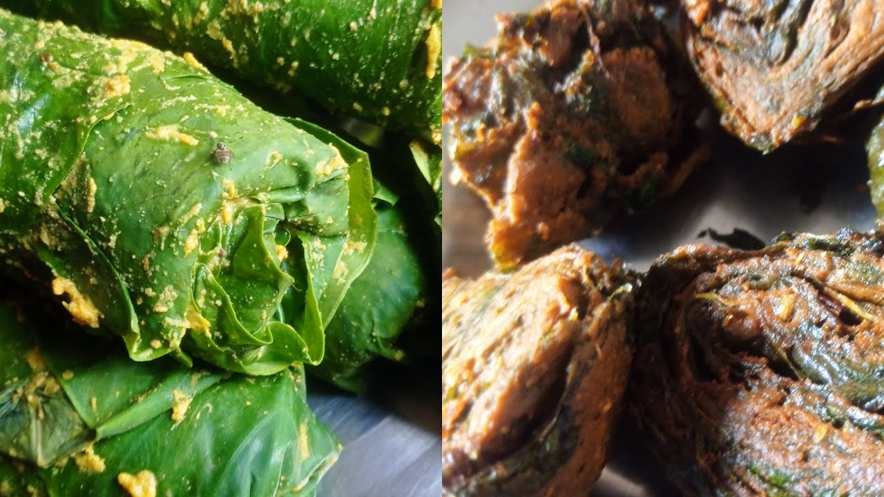 अरबी के पत्तों के पकोड़े कैसे बनाये Arbi patod recipe. # ...