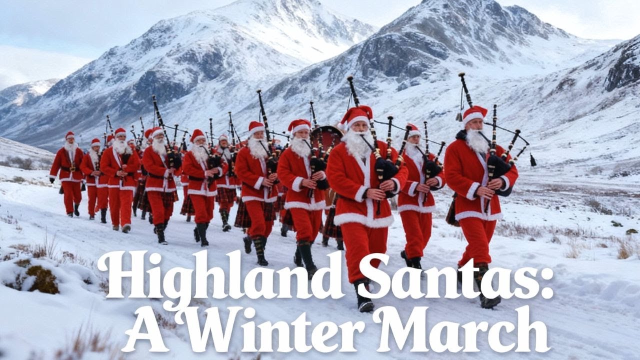 Highlands Santas | Scottish Bagpipe Music from the Highlands - YouTube