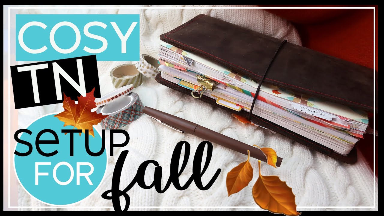 Fall Travelers Notebook Planner Setup | Cosy Planner Setup for Autumn ...