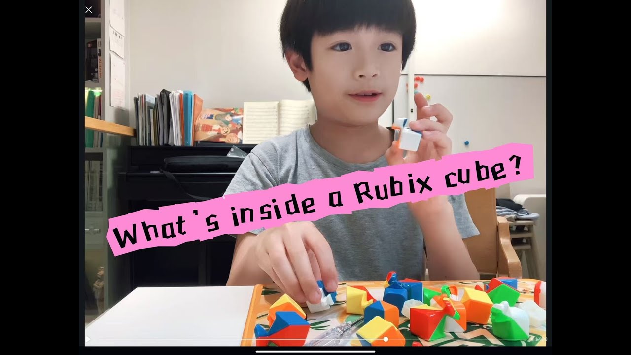 What is inside of a Rubix's Cube? - YouTube