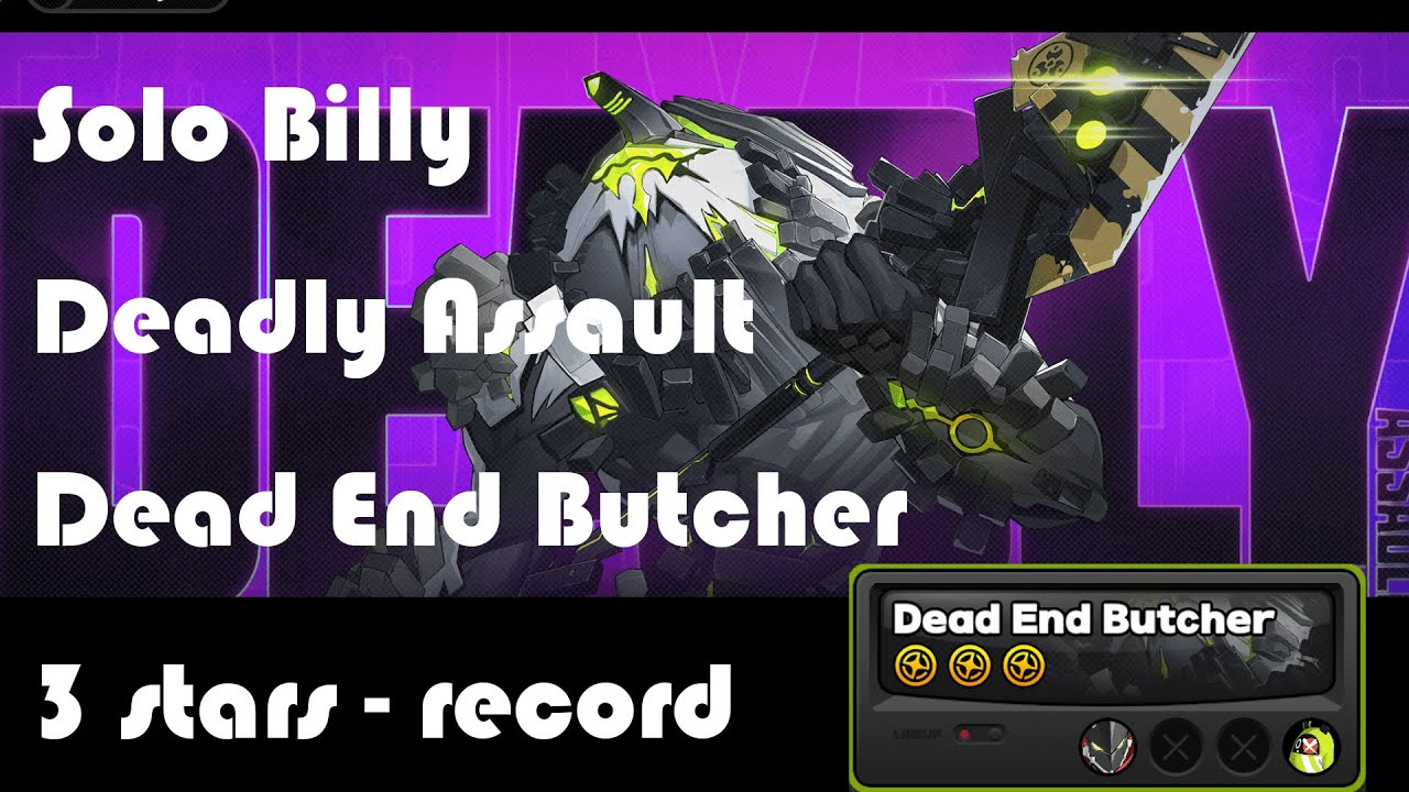 Deadly Assault | Dead End Butcher | Solo Billy| ZZZ - YouTube