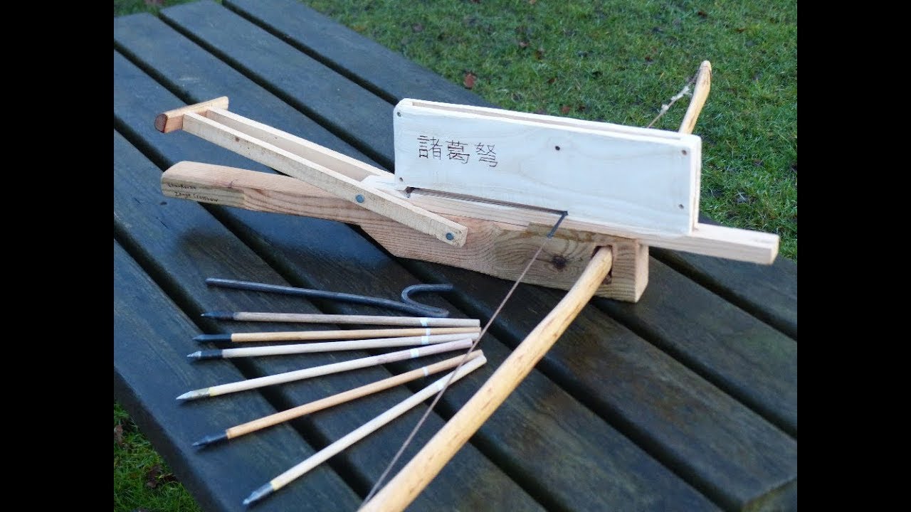 Ancient Chinese Repeating Crossbow Part 1 - YouTube