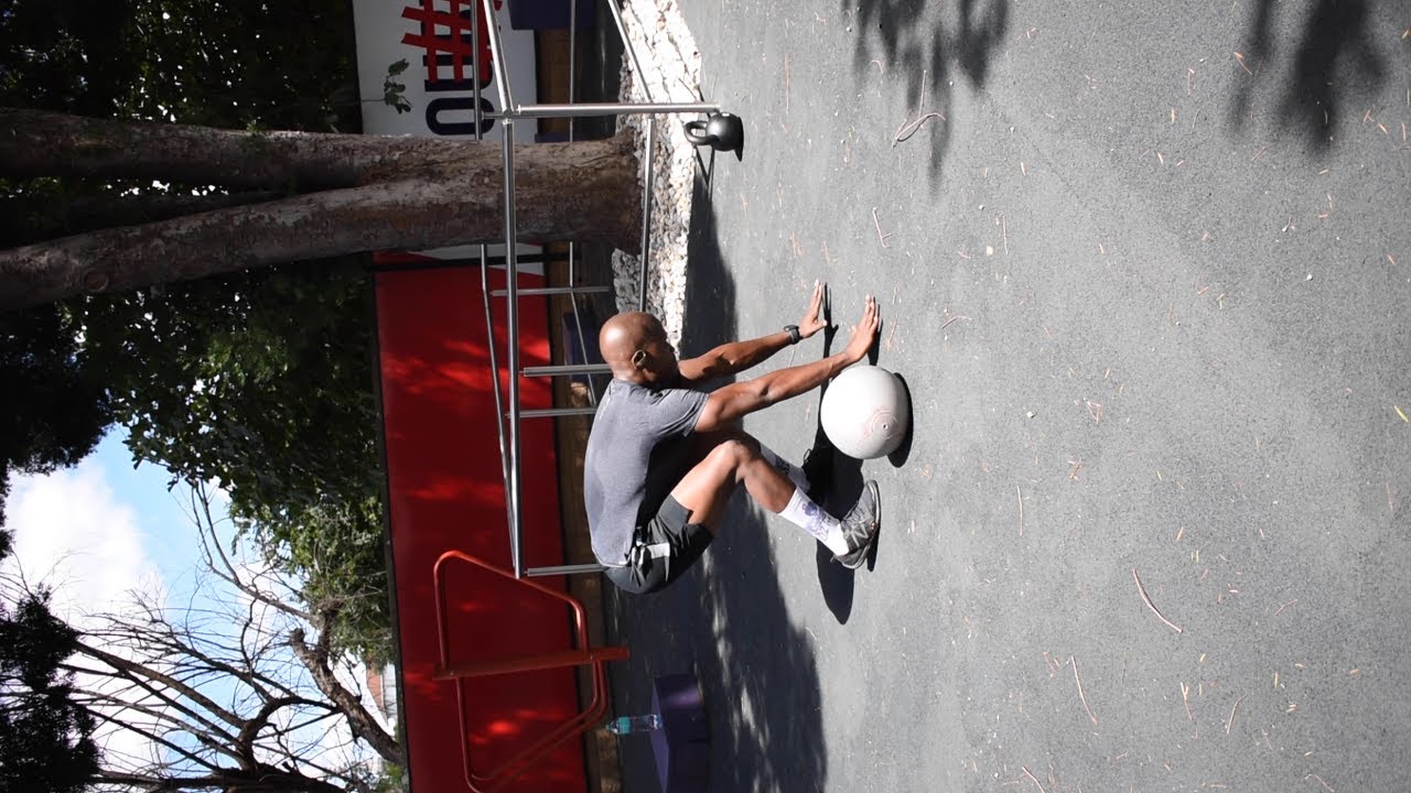 Burpee Over Medicine Ball - YouTube