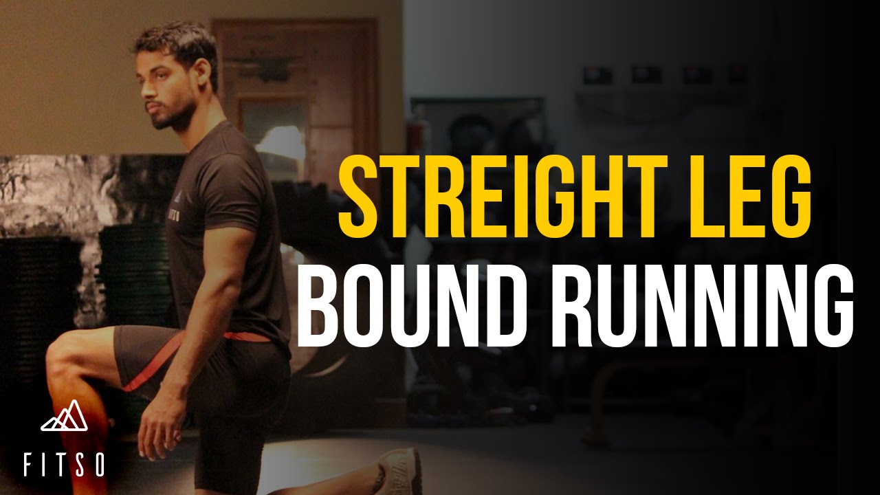 Running Drills - Straight leg bound running - YouTube