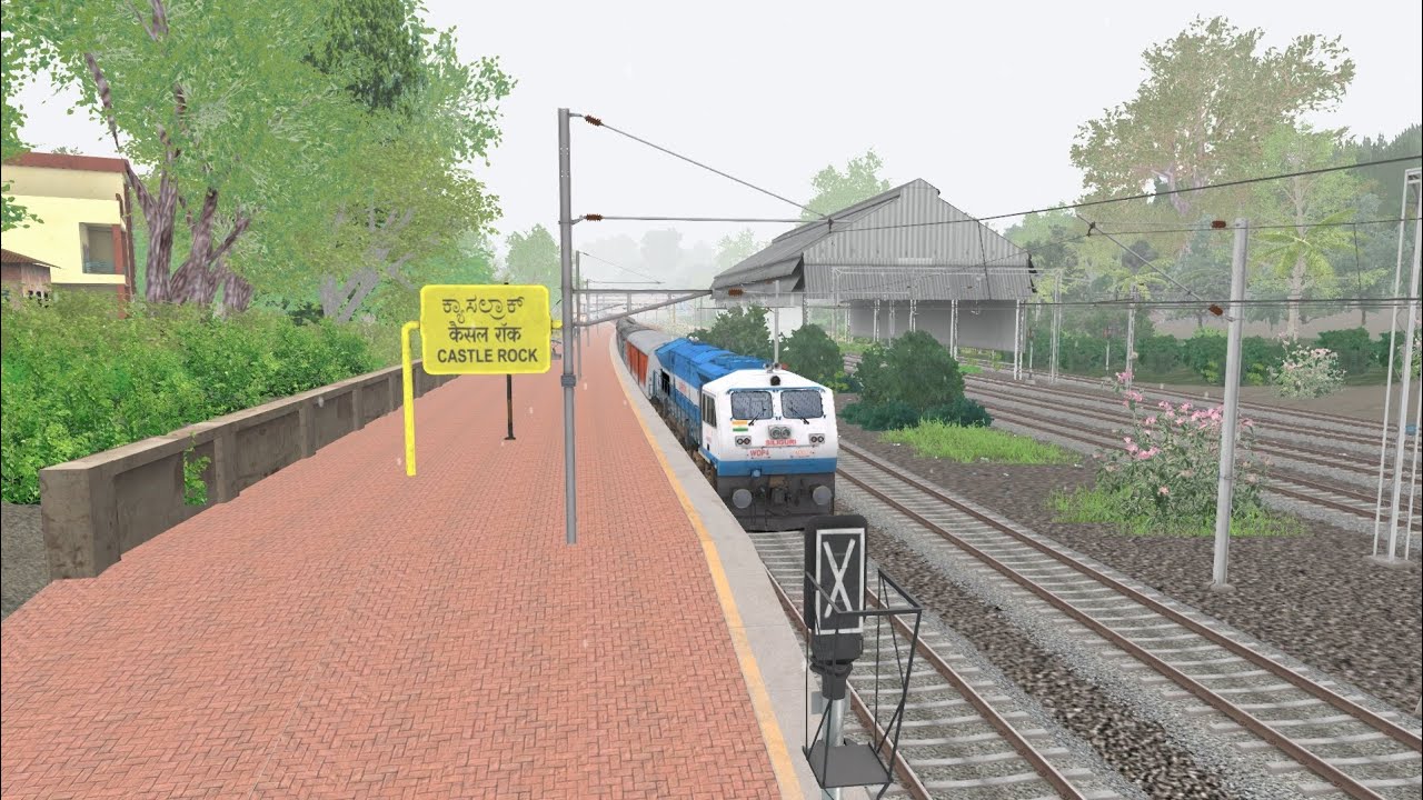 Route : SWR V1 (Goa Karnataka) railworks train simulator - YouTube