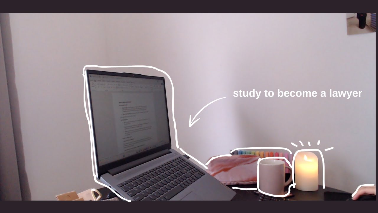 1.5 Hour deep focus study session I Study with me for law school I 1L ...