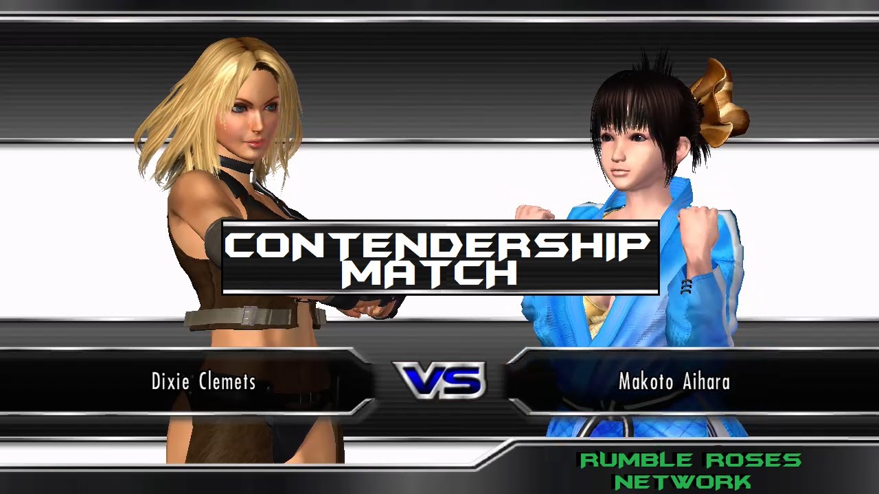 Rumble Roses XX [XBOX 360/XBOX One] CONTENDERSHIP MATCH: Dixie Clemets ...