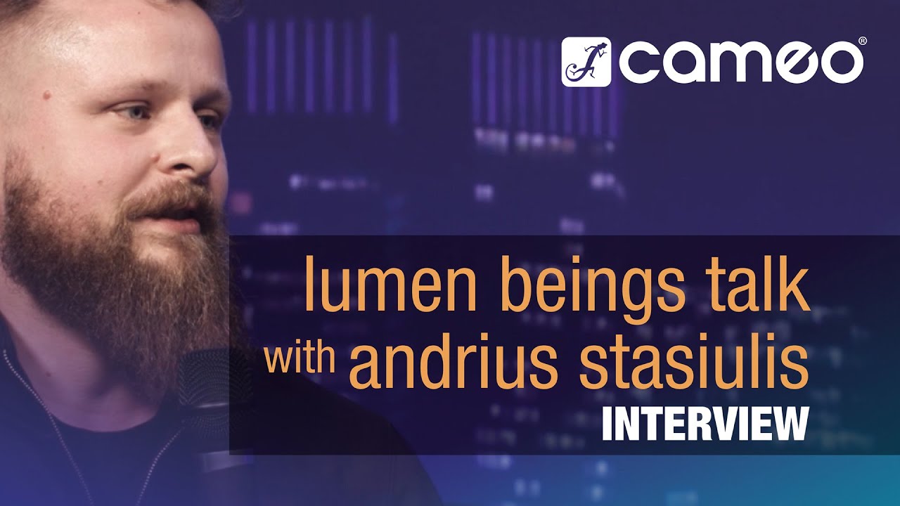 Cameo Lumen Beings Talk - Interview with Andrius Stasiulis - YouTube