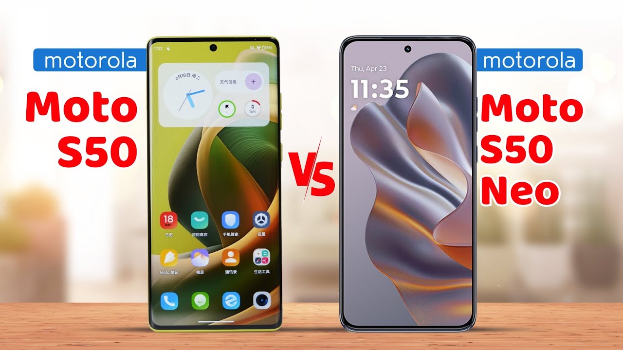 Motorola Moto S50 vs Motorola S50 Neo Full Specs Comparison - YouTube