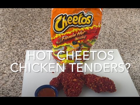 Making Hot Cheetos Chicken Tenders - YouTube