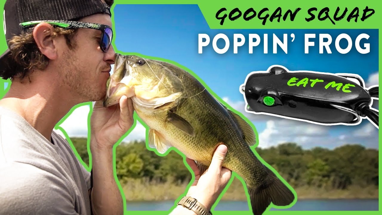 Topwater Popping Frog 101 with LakeForkGuy! | Googan Squad Poppin ...
