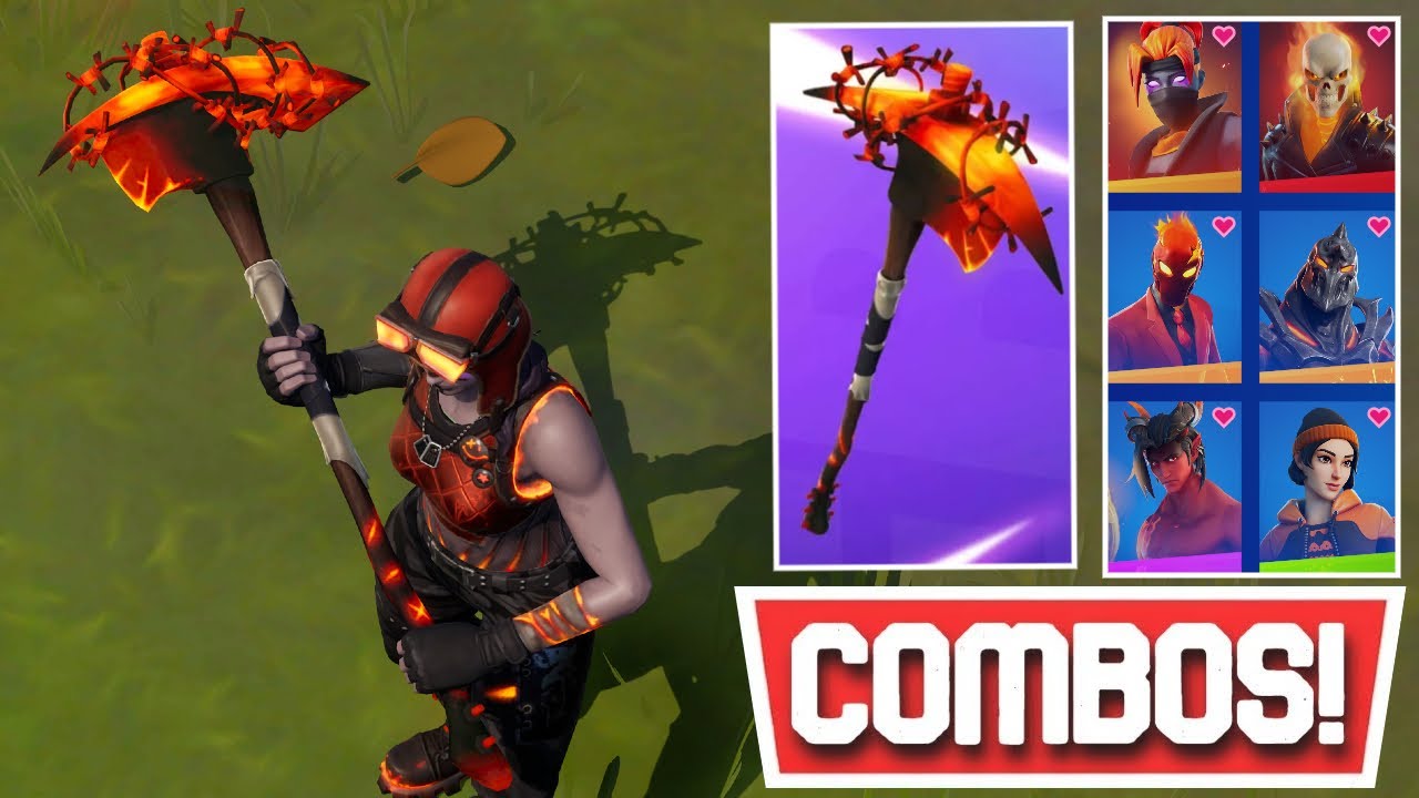 *NEW* BEST RED HOT REVENGE PICKAXE [REBOOT RALLY REWARDS] COMBOS ...