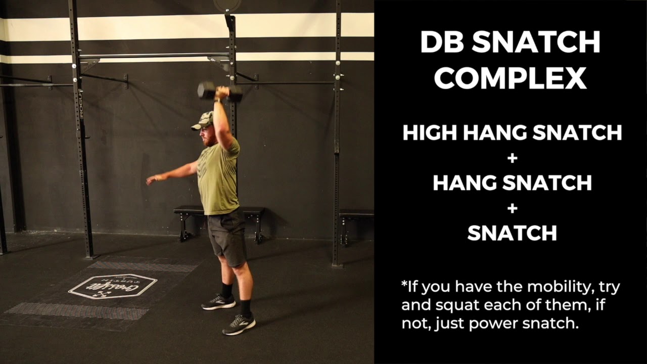 DB Snatch Complex 1 - YouTube