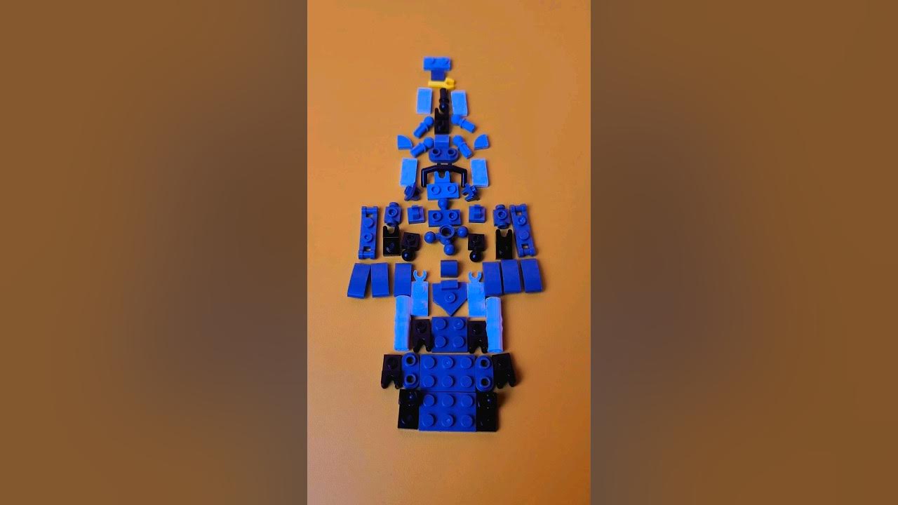 How to build a little robot with building blocks #buildingblocks - YouTube