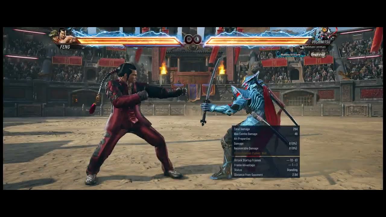 Tekken 8 Feng Hellwind Flash punish - YouTube