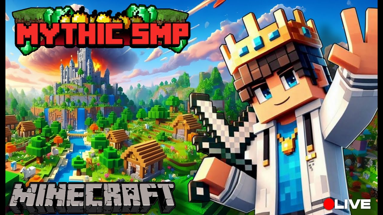 BECOMING RICH IN MYTHIC SMP |MINECRAFT|*LIVE* - YouTube