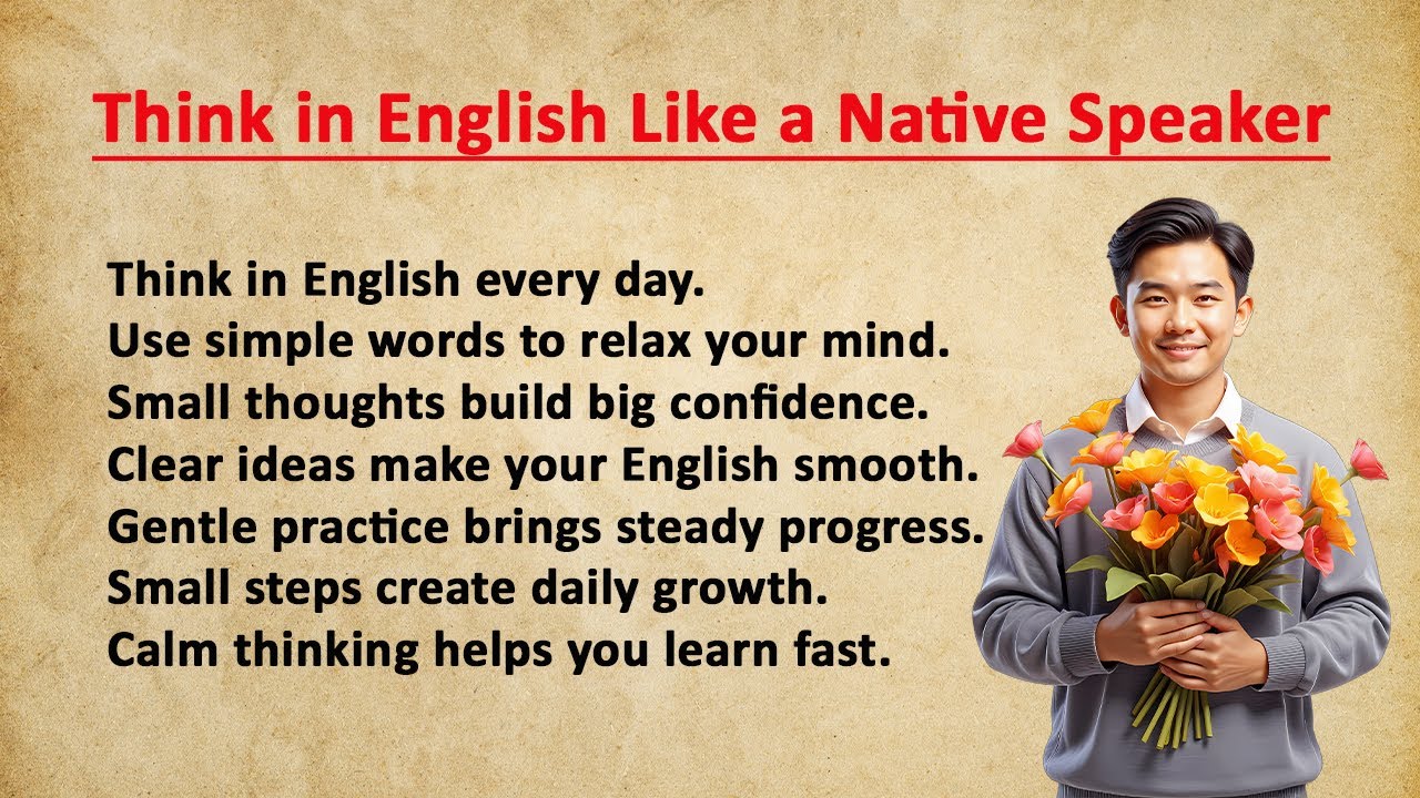 Train Your Mind to Think in English Daily | Think in English Easily ...