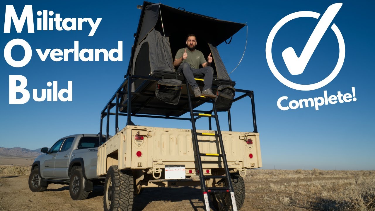 The M.O.B. Phase #2 It's complete! M1102 Military Trailer - YouTube