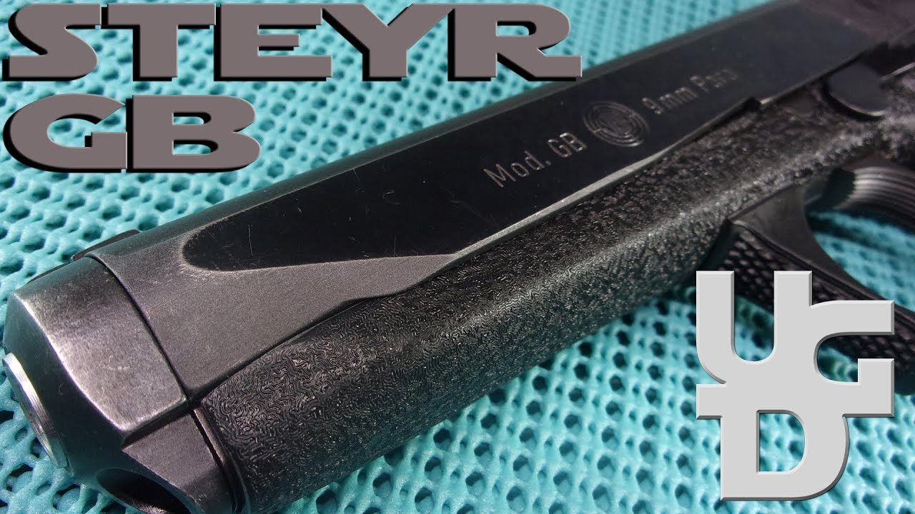 Steyr GB Pistol 1st Look Review and It Is ALL 9mm Awesome - YouTube