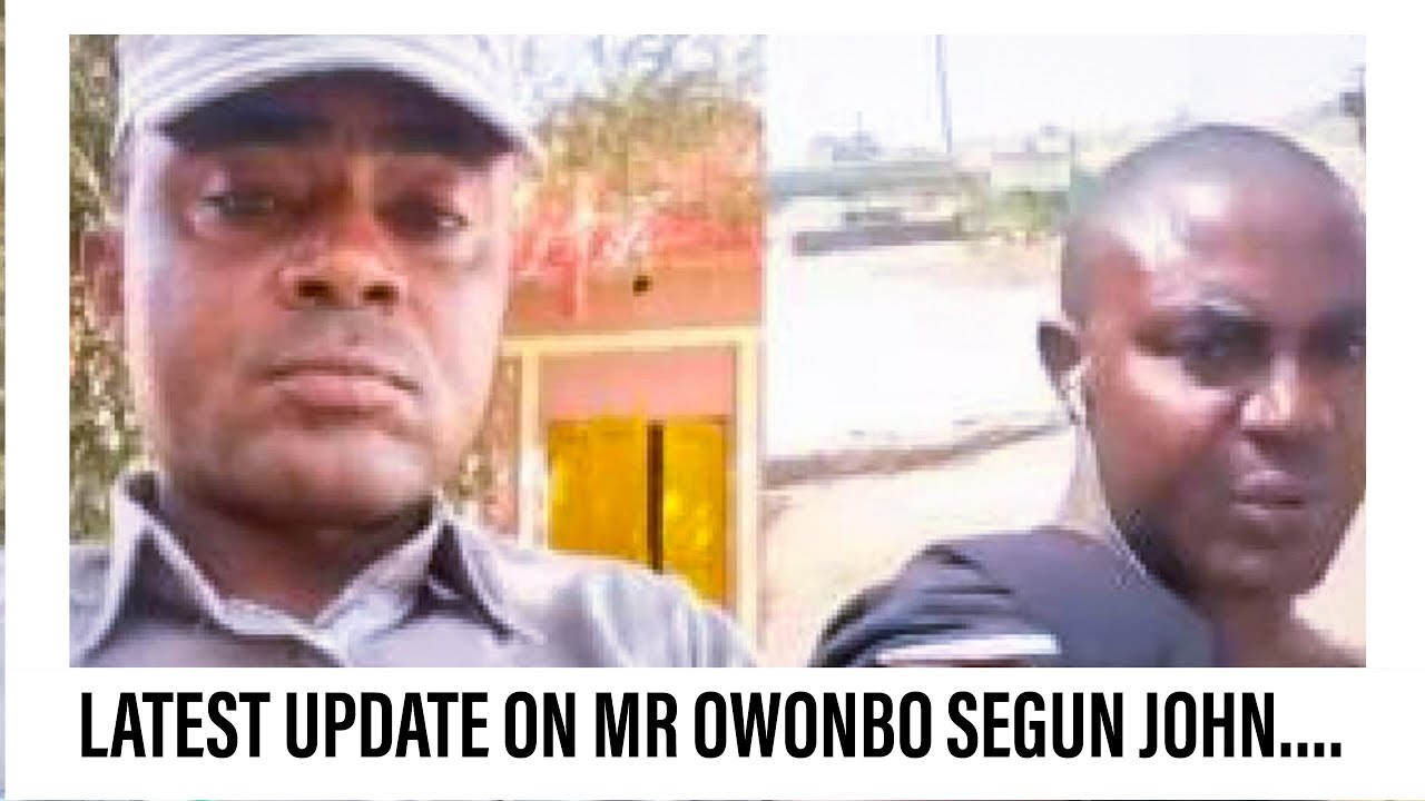UPDATE ON MR OWONBO SEGUN JOHN THE CUSTOM OF OFFICER @RRESTED FOR NOT ...