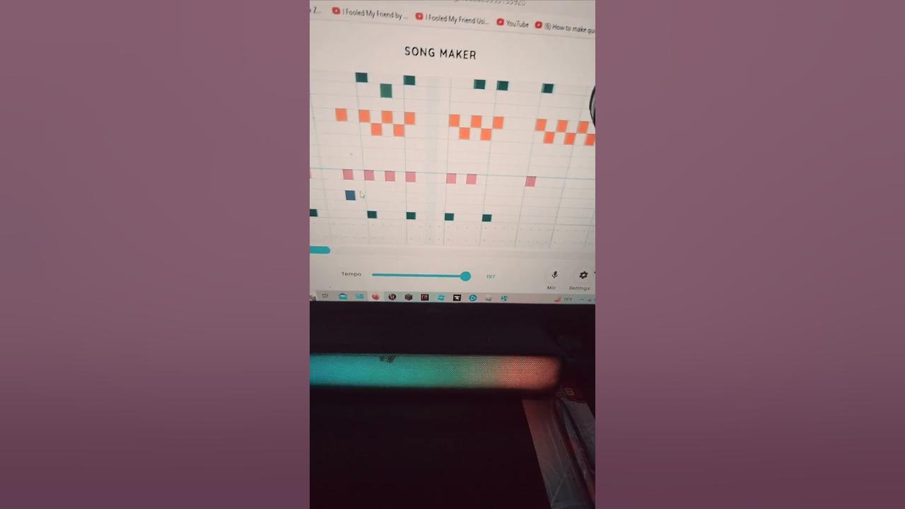 Chrome music lab song maker rush e 2 but its harder #music #satisfying #piano #sound - YouTube