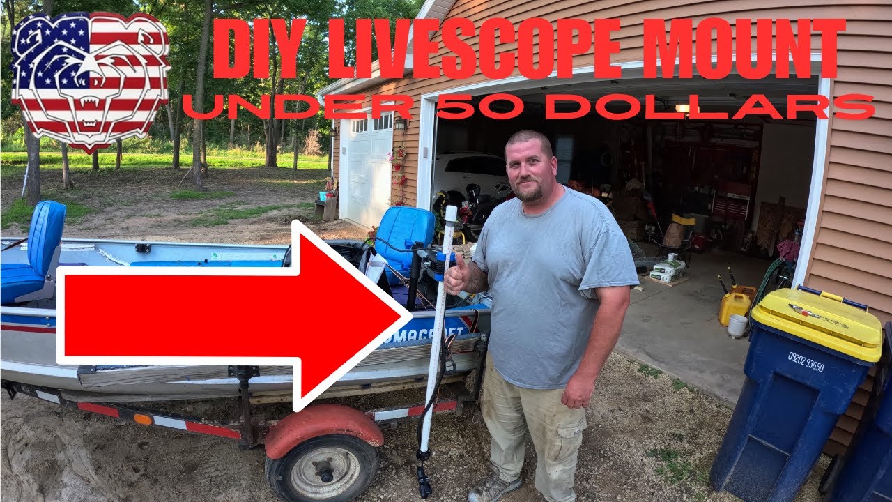 LEARN HOW TO DIY A LIVESCOPE POLE MOUNT AND DIY TRANSDUCER POLE FOR ALL ...