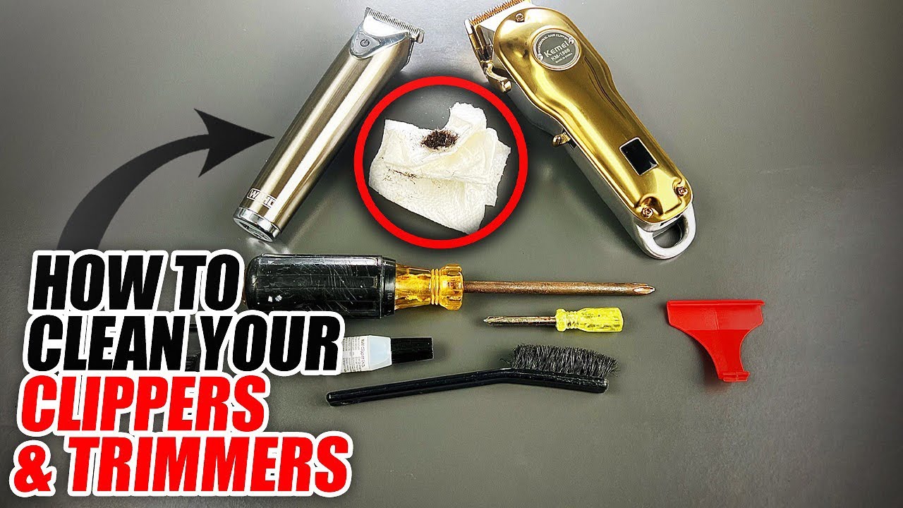 How To Properly Clean & Care For Your Haircutting Clippers And Trimmers ...
