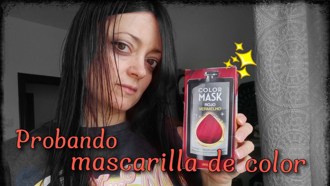 Probando mascarilla de color Deliplus en pelo natural. - YouTube