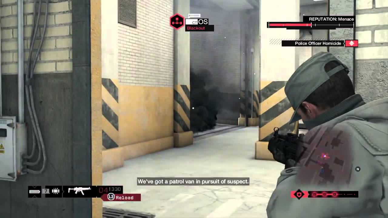 Watch dogs police chase SWAT TEAM - YouTube