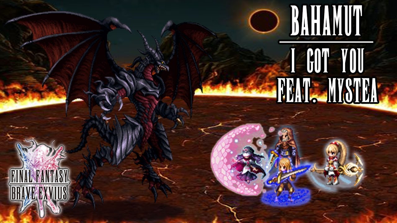 FFBE Bahamut Esper - MEGAFLARE?! No problem! ft. Mystea - YouTube