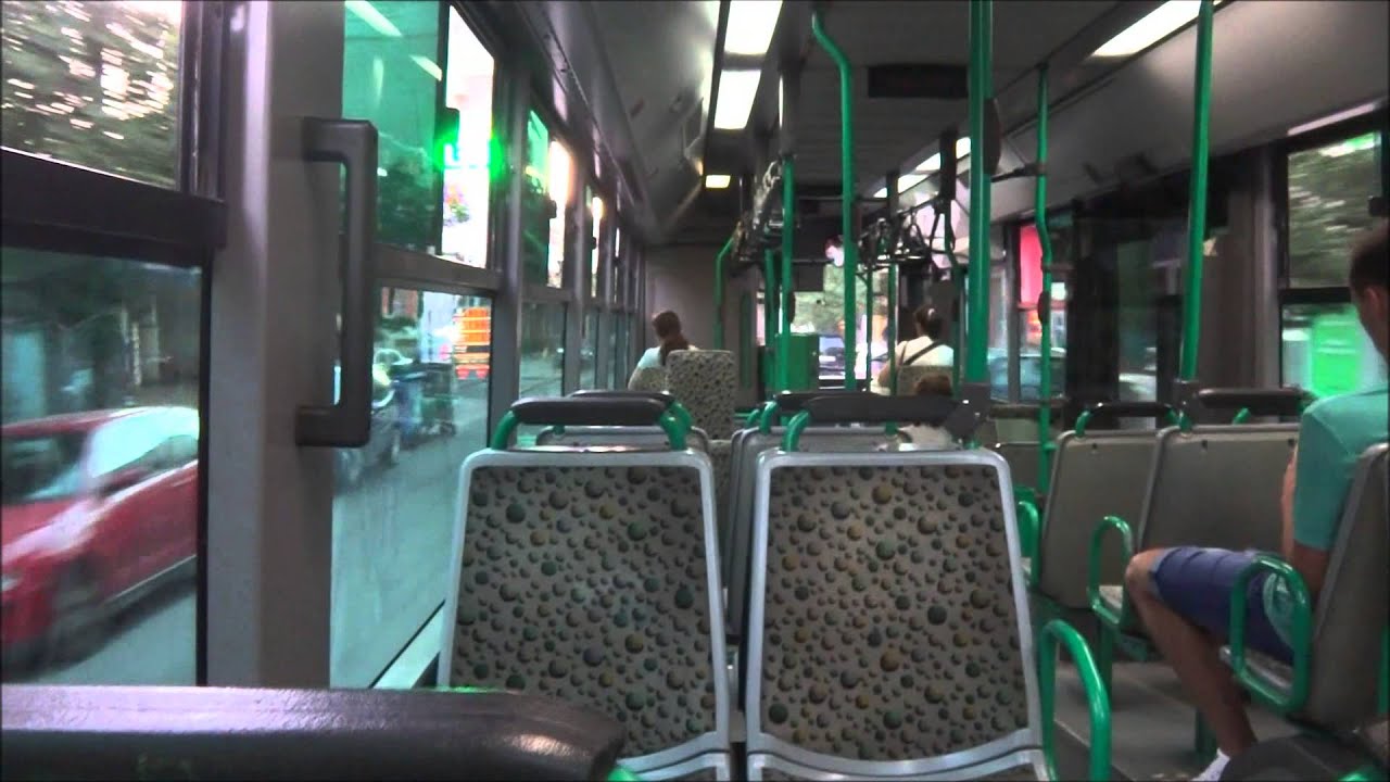 Athens Bus: Riding a Renault/Irisbus Agora CNG (natural gas) (4) - YouTube