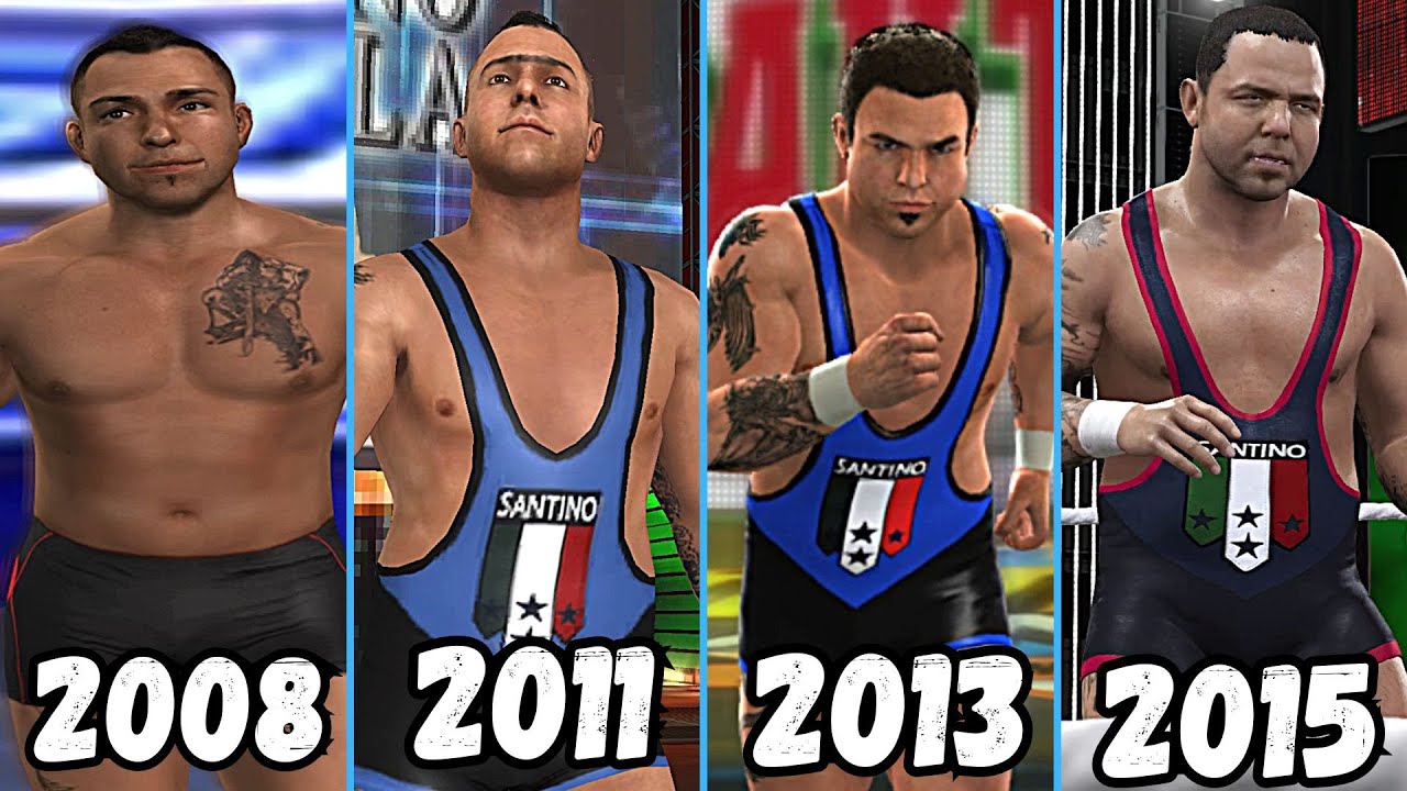 Evolution of Santino Marella Entrance 2008 -2015 - WWE Games - YouTube