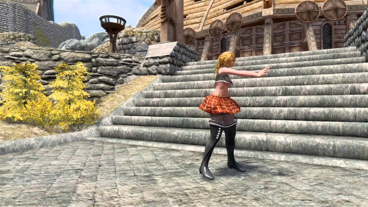 skyrim dance - YouTube
