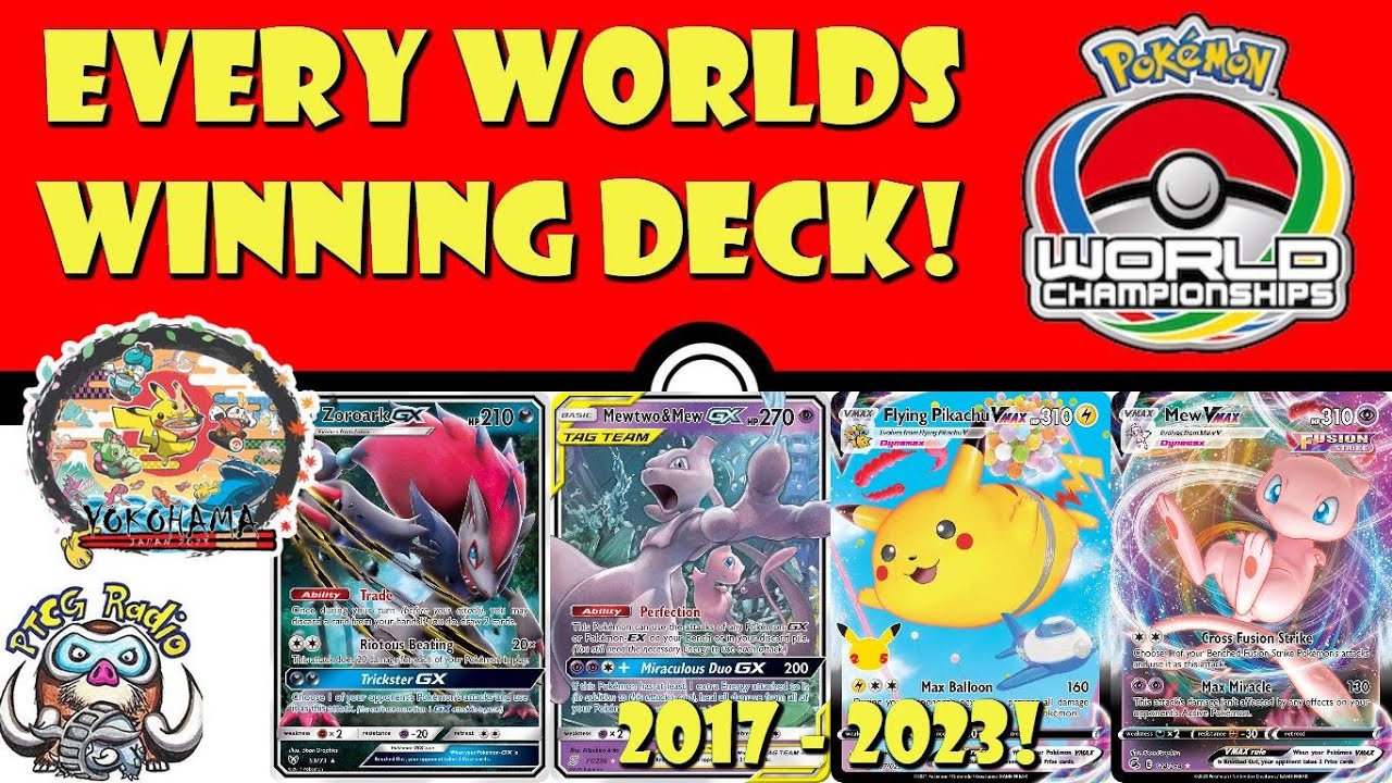 Every World Championship Winning Deck! Best Pokémon TCG Decks EVER ...