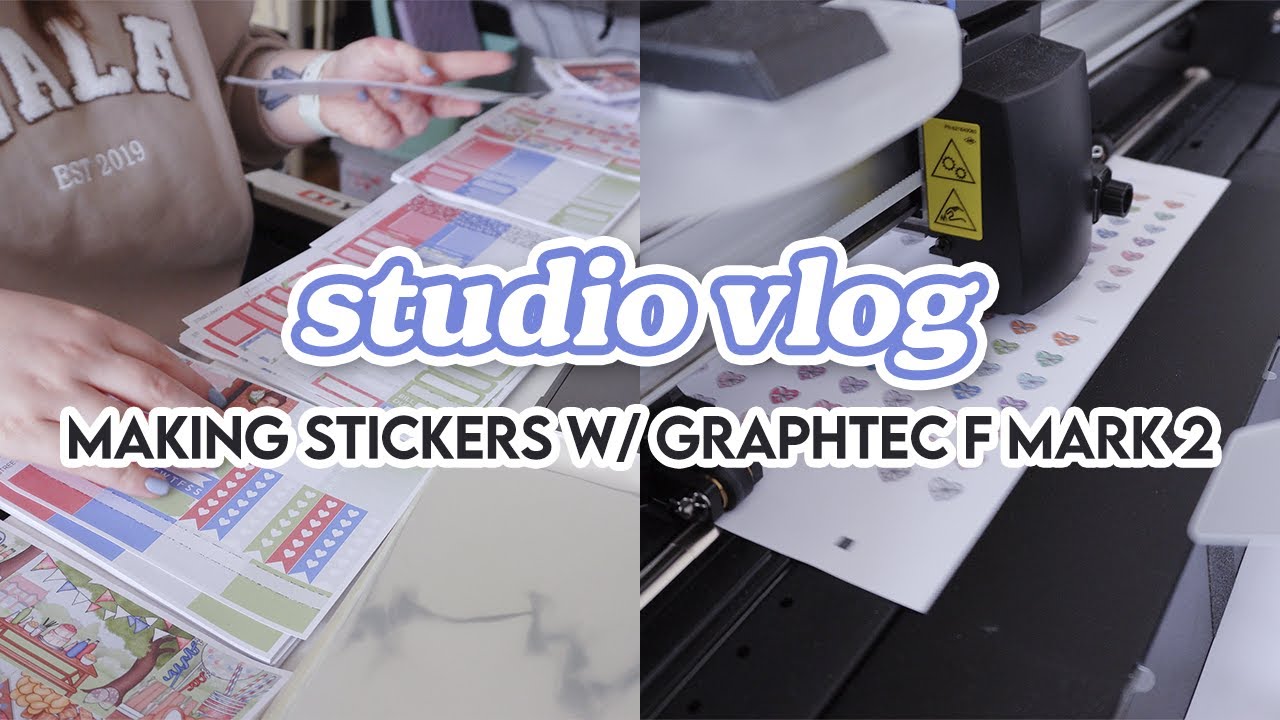My New Workflow with the Graphtec F Mark 2! | STUDIO VLOG #99 ...