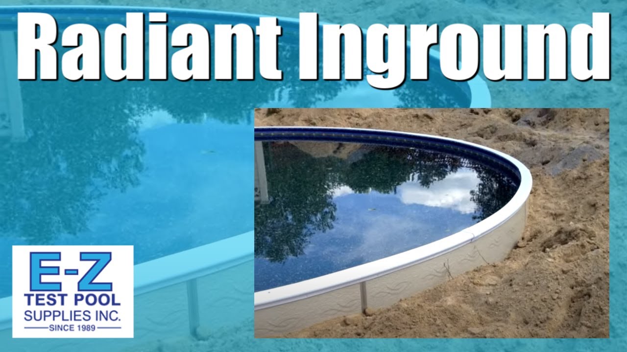 Radiant Inground Pool Install - Round Above Ground Pool Built In - YouTube