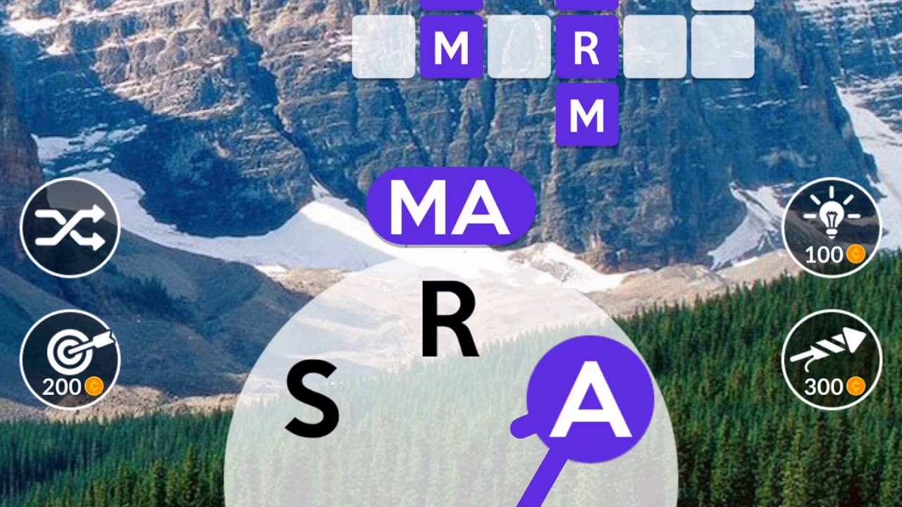 Wordscapes Level 6122 Answers - YouTube
