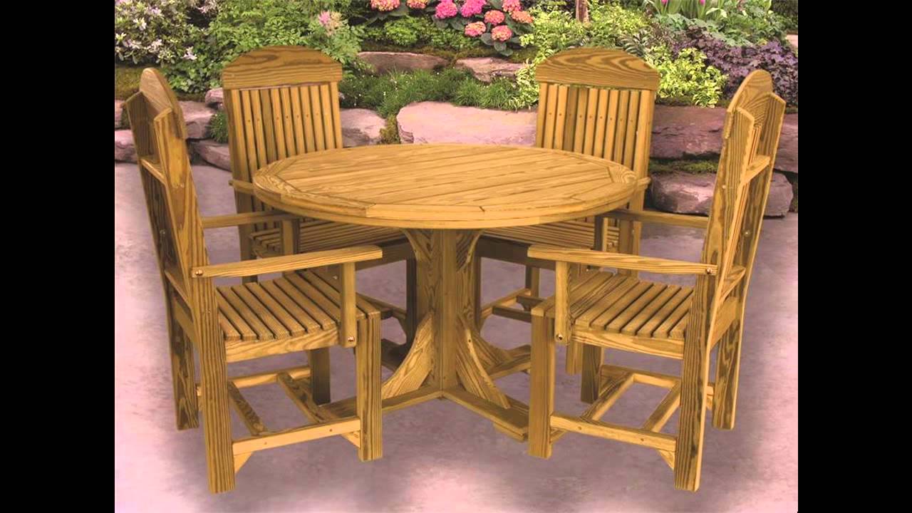 Round patio table ideas - YouTube